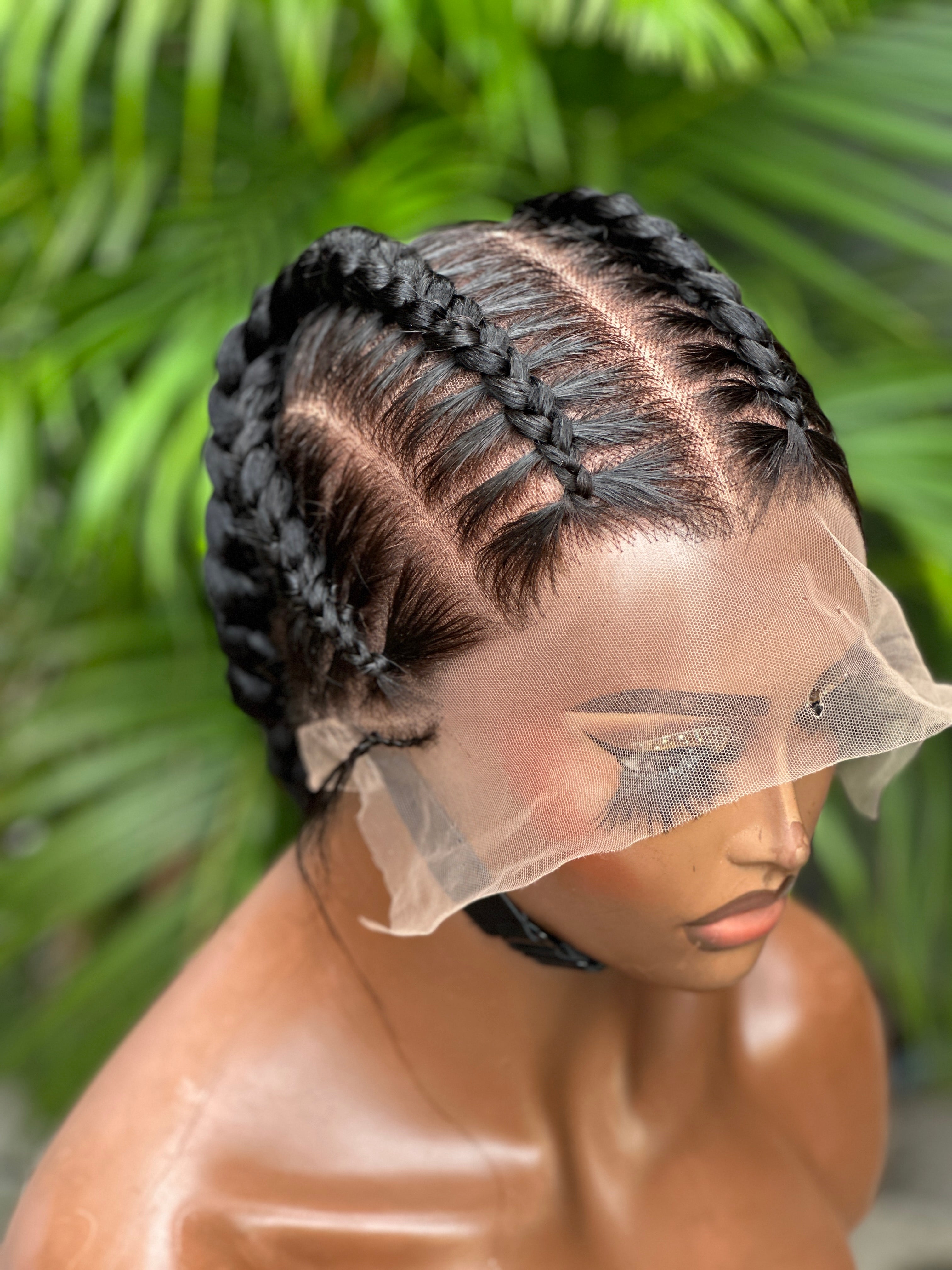 Hilda unit - stitch braids cornrow wig – Goldiluxe Place